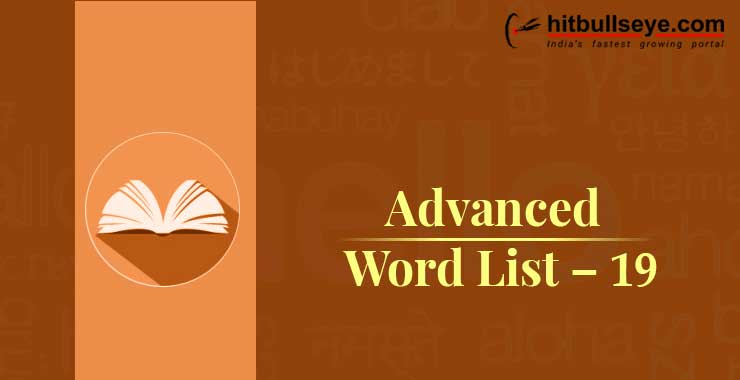 Advanced Word List – 19