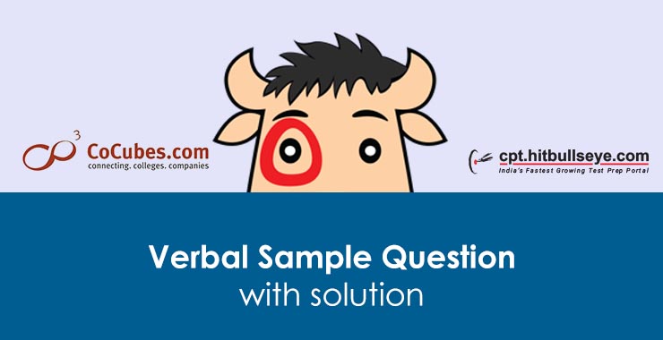 CoCubes Verbal Questions | Verbal Ability Questions For CoCubes