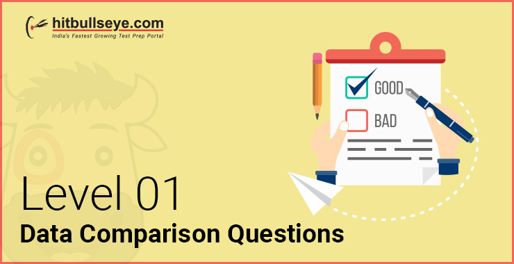 Data Comparison Questions and Answers - Hitbullseye
