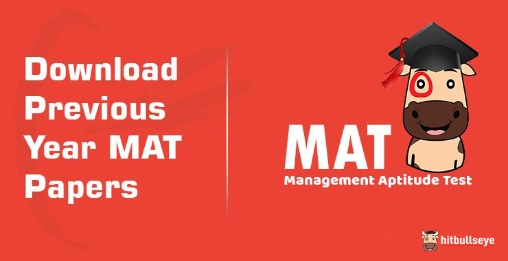 Download Previous Year MAT Question Papers - Hitbullseye