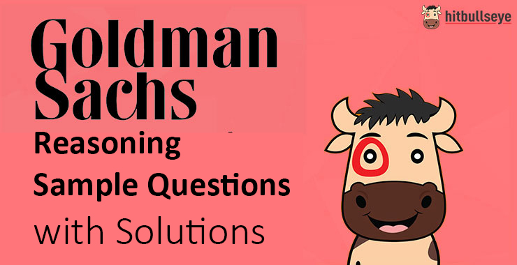 Goldman Sachs Reasoning Questions | Reasoning Test For Goldman Sachs