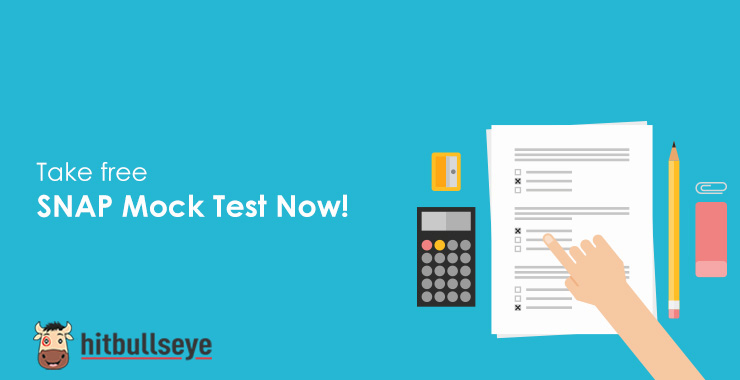 Take Free SNAP Mock Test Now - Hitbullseye
